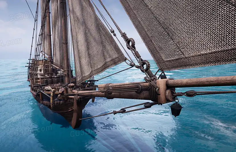 木制帆船-Schooner Hannah - CG Trove